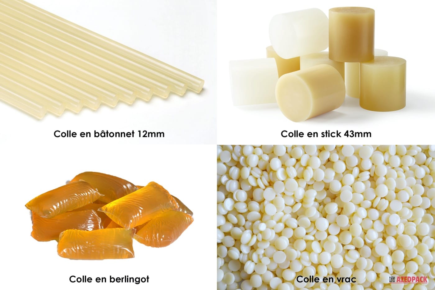 Les colles hotmelt - Azedpack